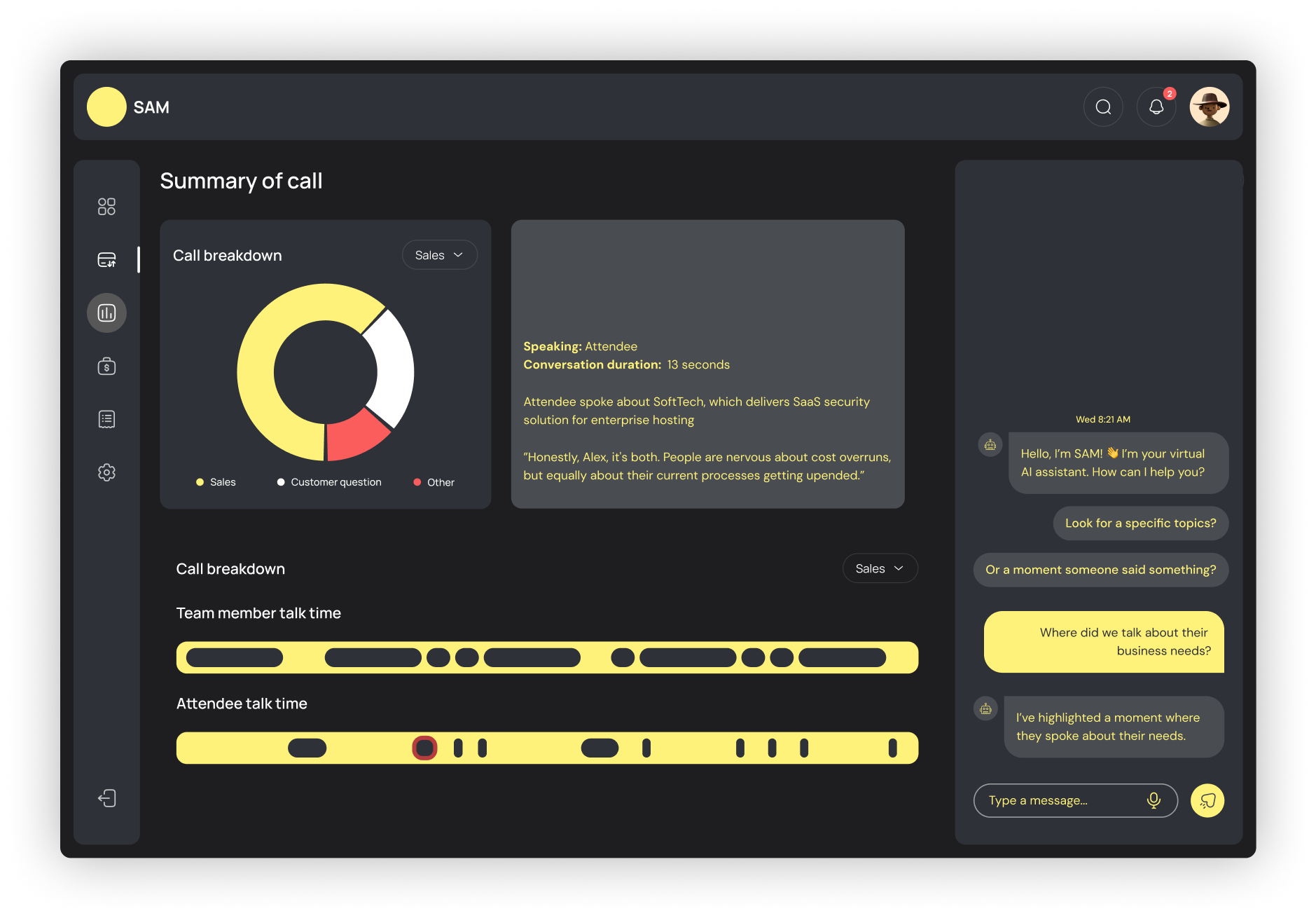 SAM AI – SAM AI Close More Deals